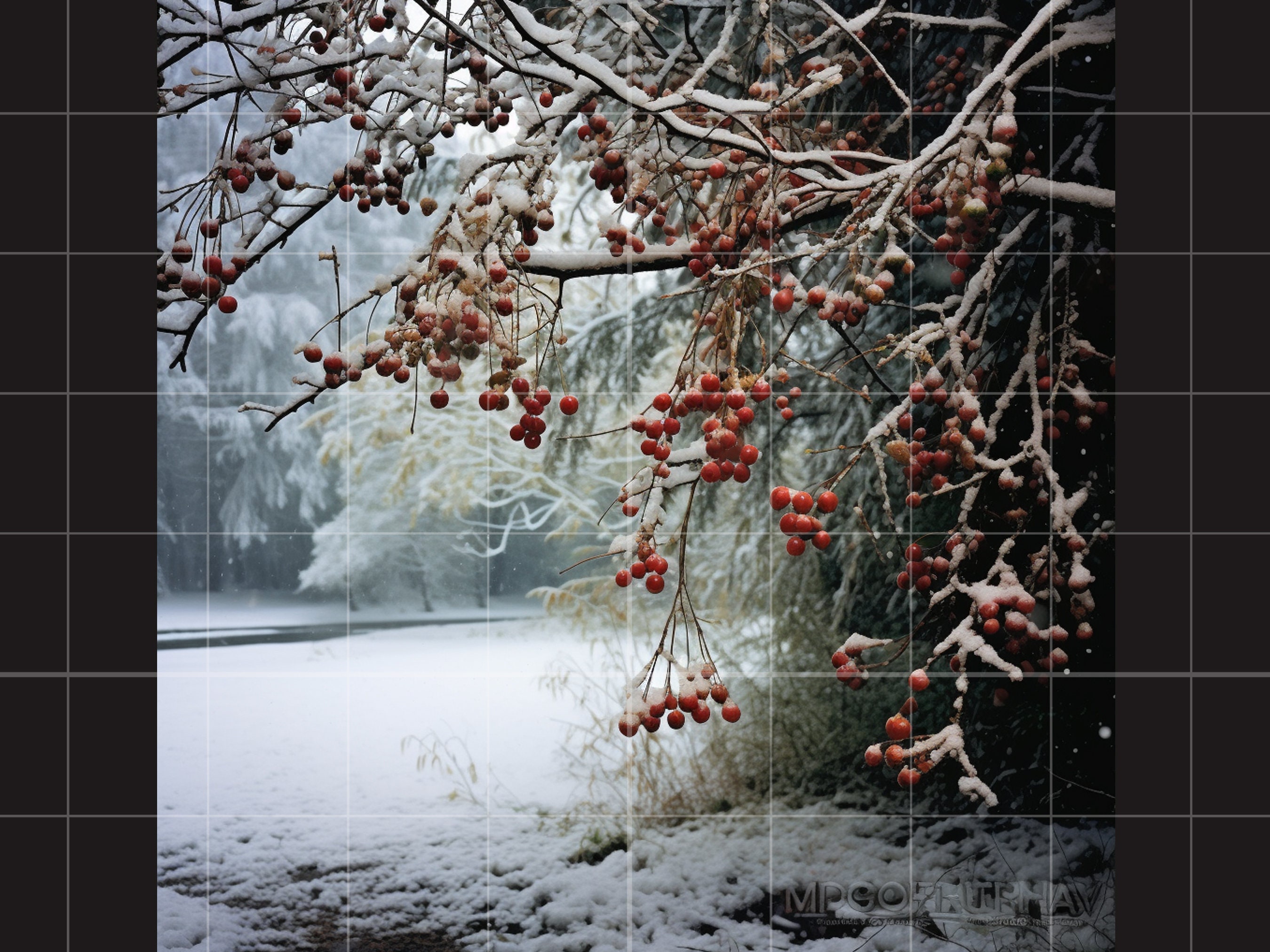Snow Digital Backdrop for Photography Winter Snow Fantasy Forest ...