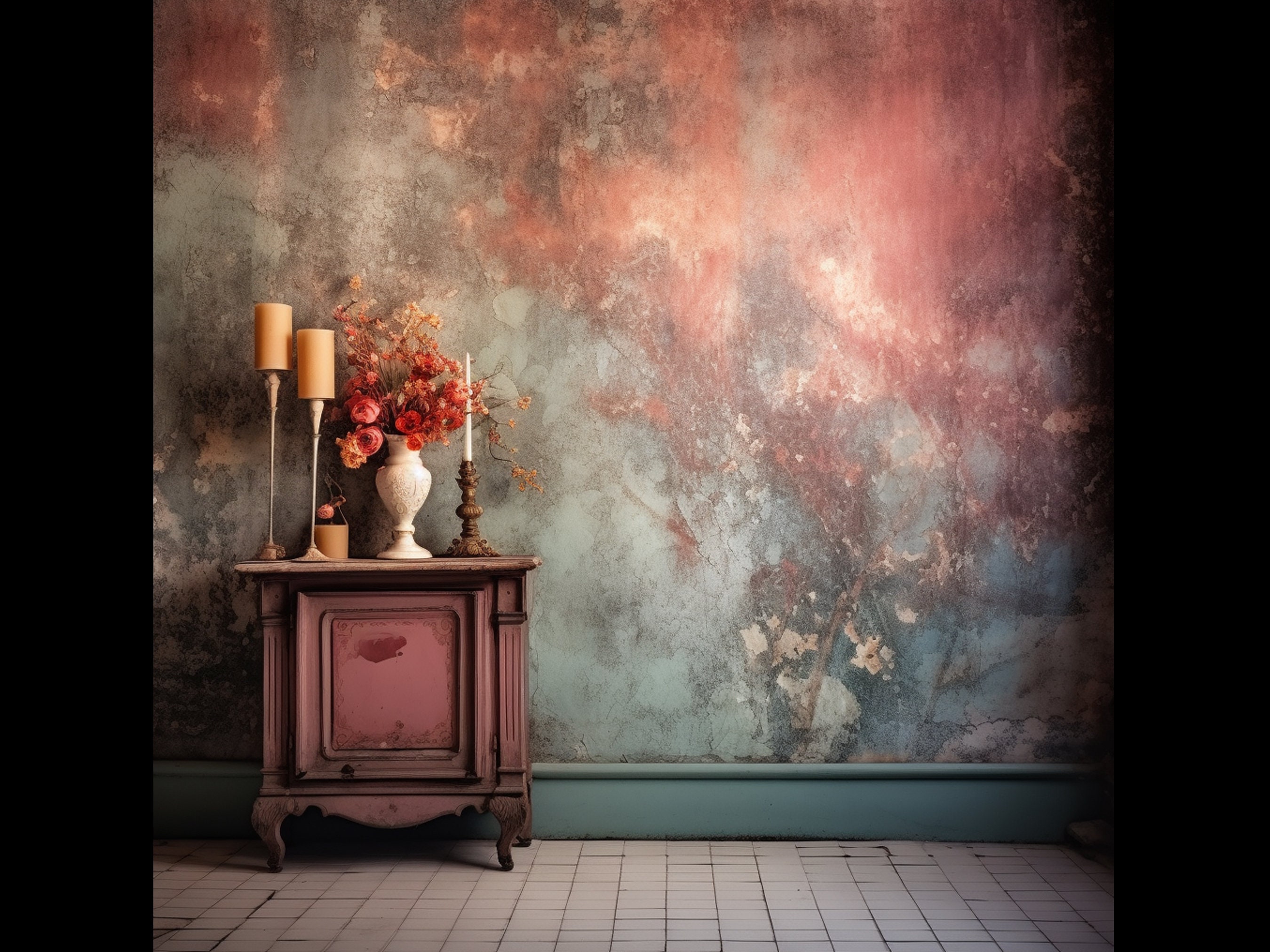 Boho Digital Backdrop Maternity Boudoir Digital Backdrop Overlays ...