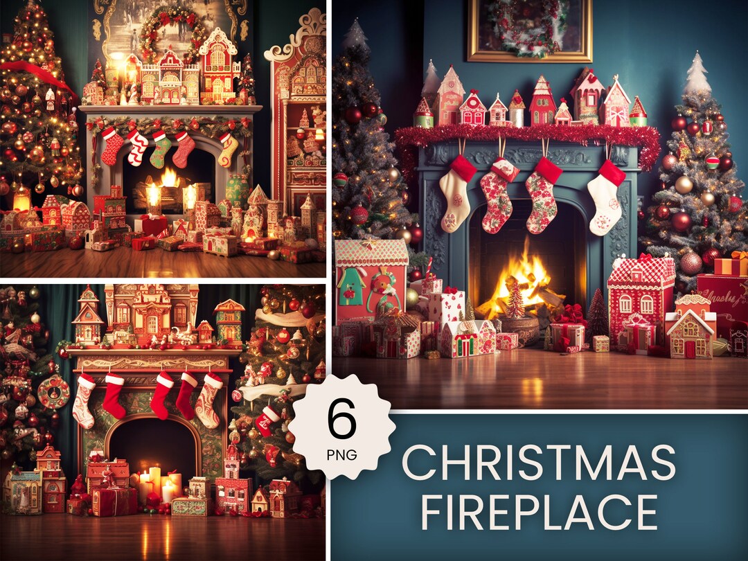 Christmas Digital Background, Christmas Digital Backdrop, Digital ...