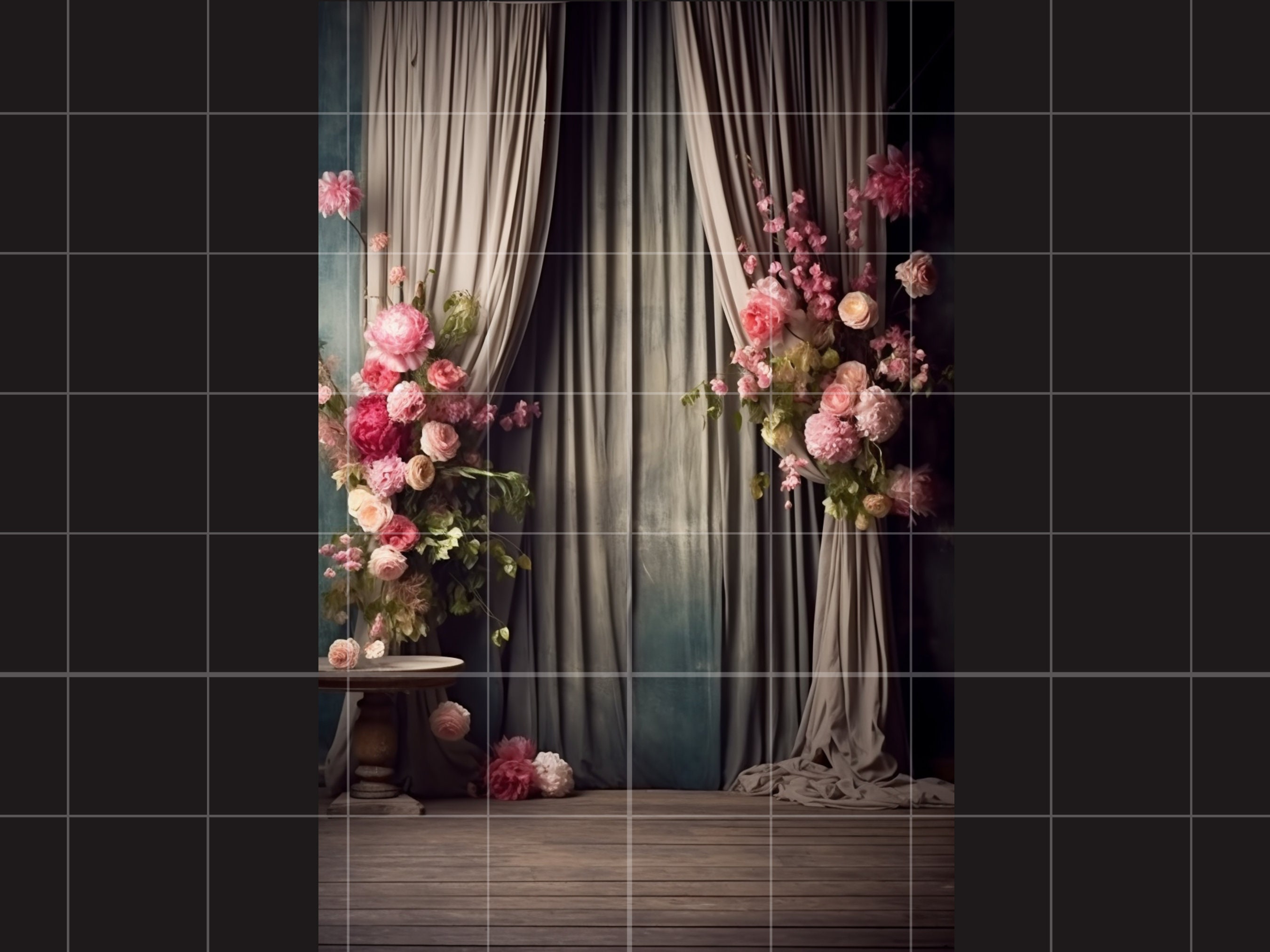 Maternity Digital Backdrop Textured Wall Fine Art Boho Studio ...