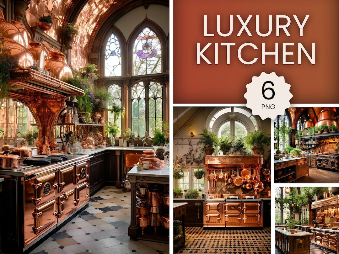 Chef Digital Backdrop for Photography Luxury Kitchen Digital Background ...