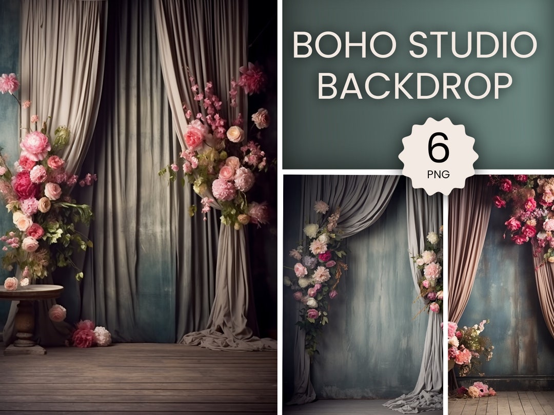 Maternity Digital Backdrop Textured Wall Fine Art Boho Studio ...