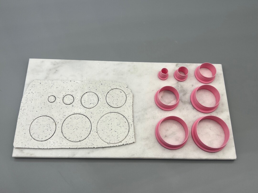 Circle Clay Cutter Set Basic Shape Polymer Clay Cutter Clay Cutters ...