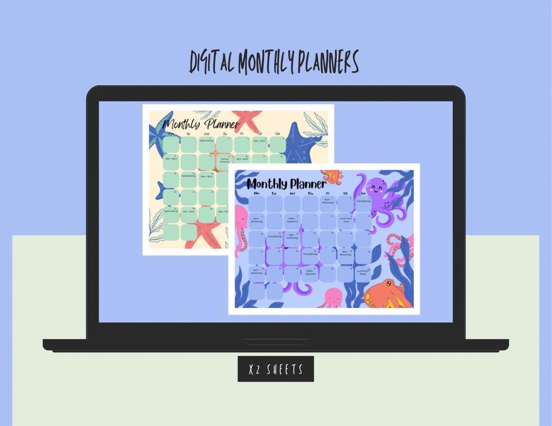 Family Planner for Family Diary Family Calendar Digital Planner House ...