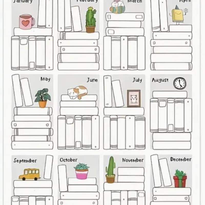 Book Tracker Stick - Etsy