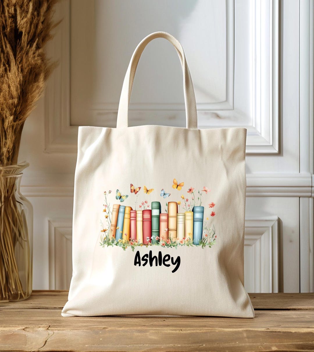 Personalized Tote Bag, Tote Bag for Kids, Library Bag, Summer Camp Book ...