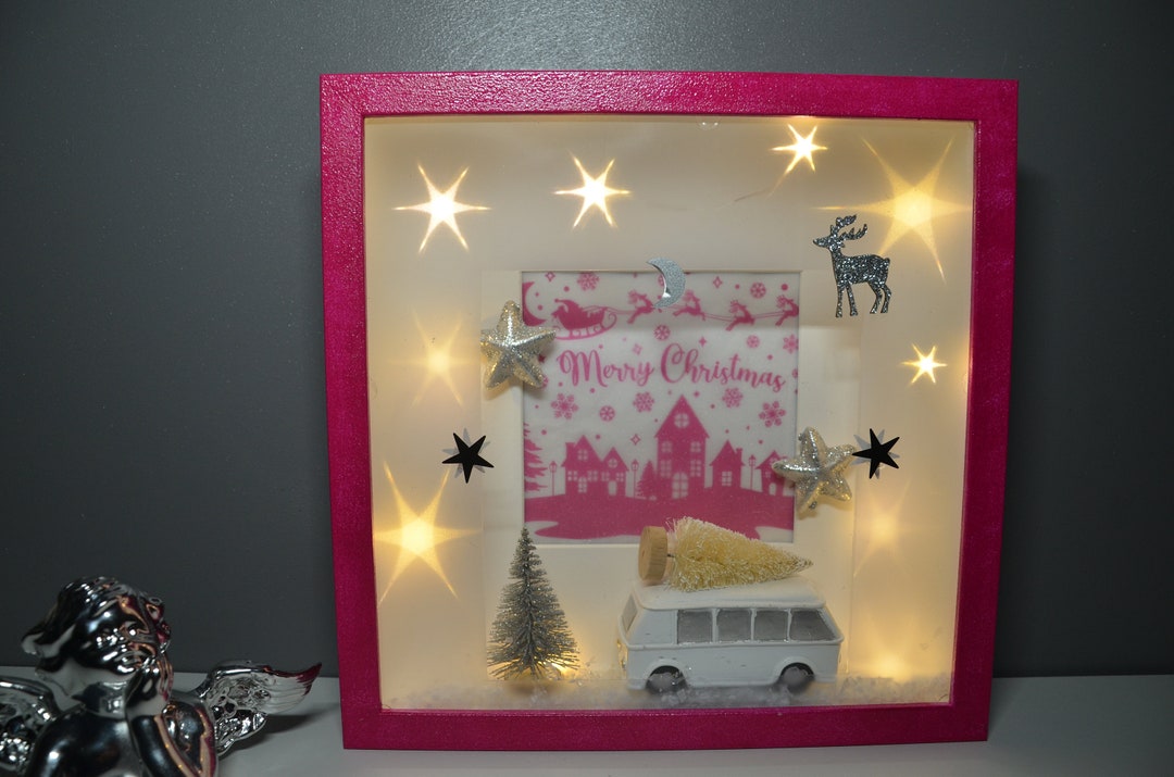 Illuminated Frame Picture Frame Illuminated Christmas Unique - Etsy
