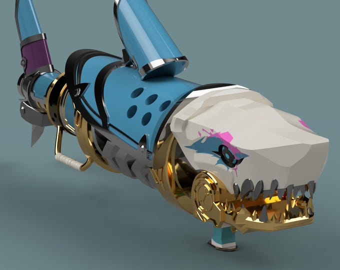 Jinx Arcane Fishbones Cosplay Blueprint and Instruction Guide (PDF ...