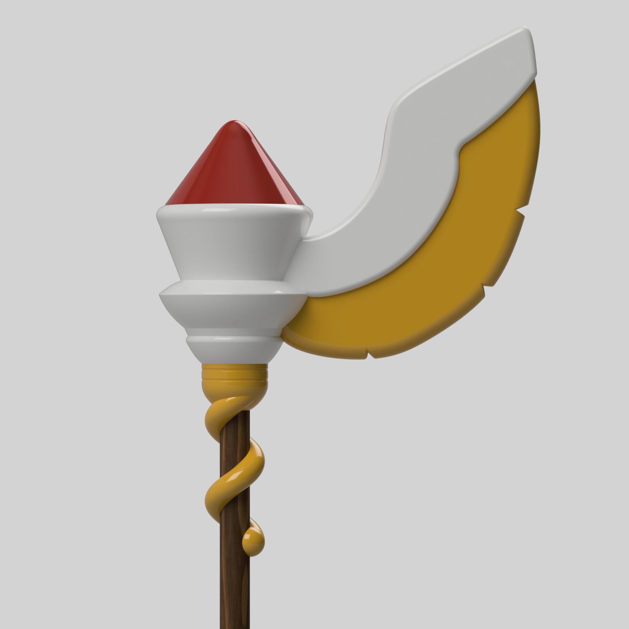 Golden Guard's Staff 3D Print Files - Etsy