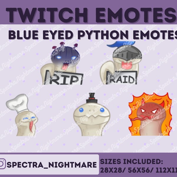 Snake Love Emote Twitch - Etsy
