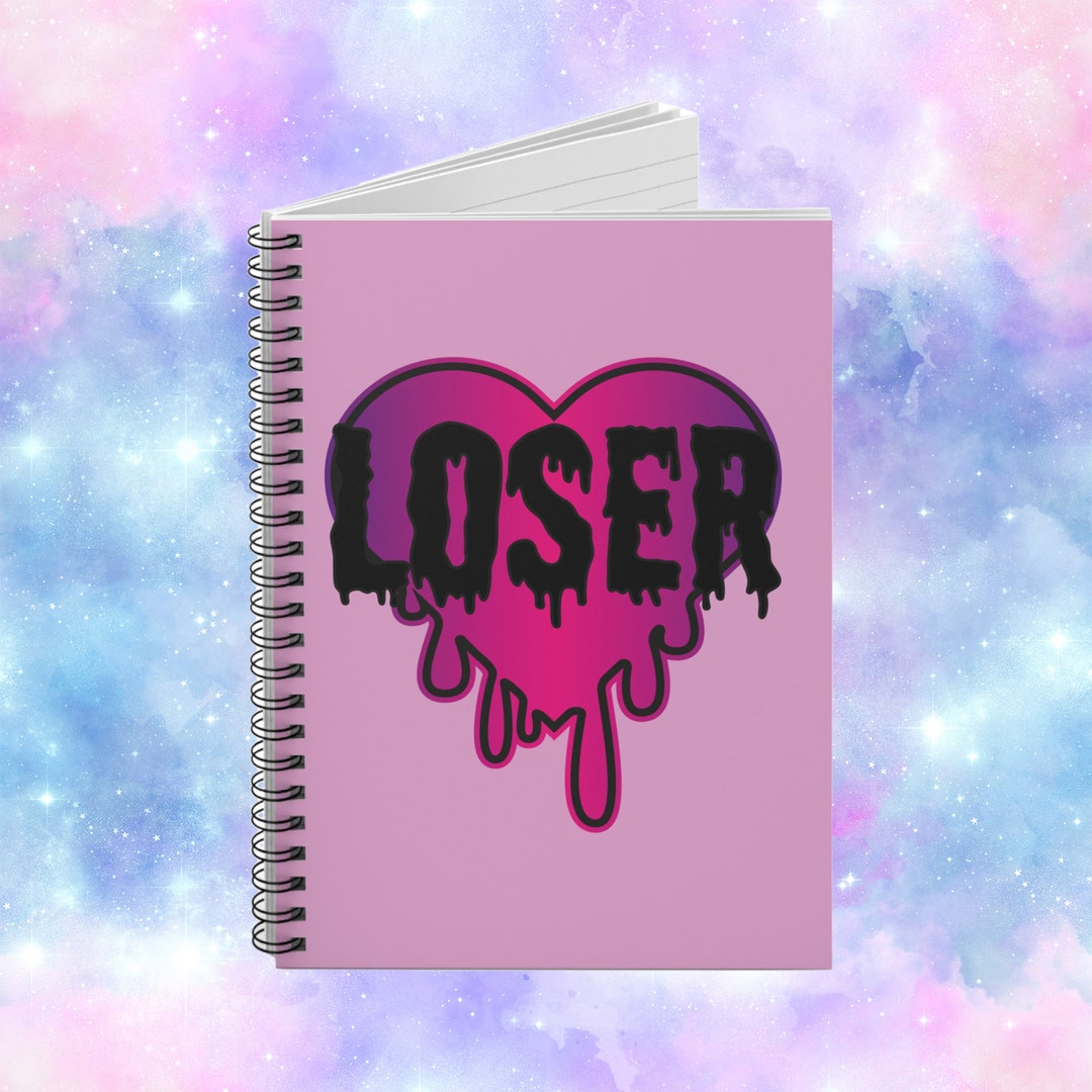 Pastel Goth Egirl Aesthetic Loser Emo Notebook - Etsy