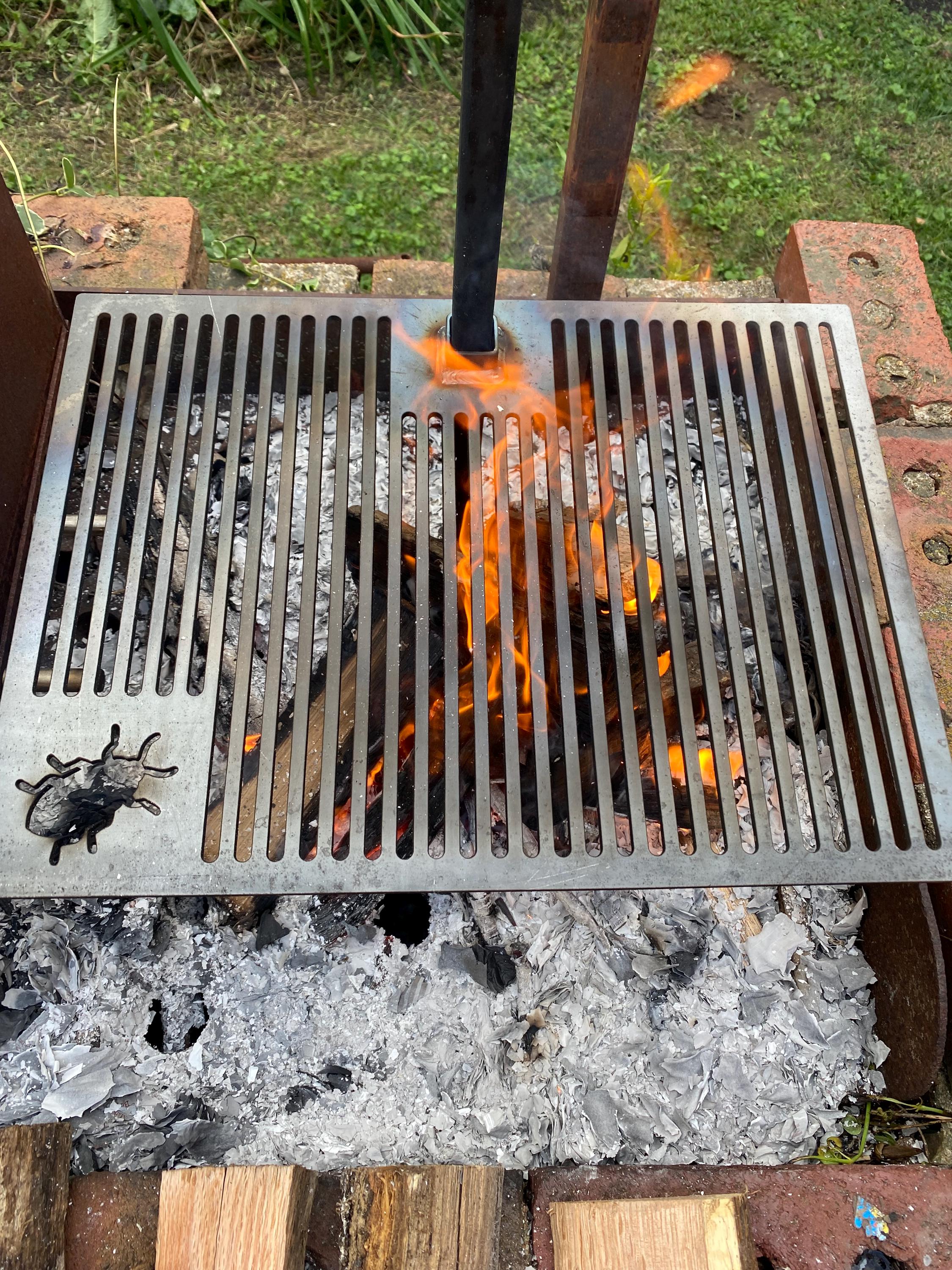 Indoor Grill 2.0 Version - Fireplace Cooking Grill - 'bug in Grill ...