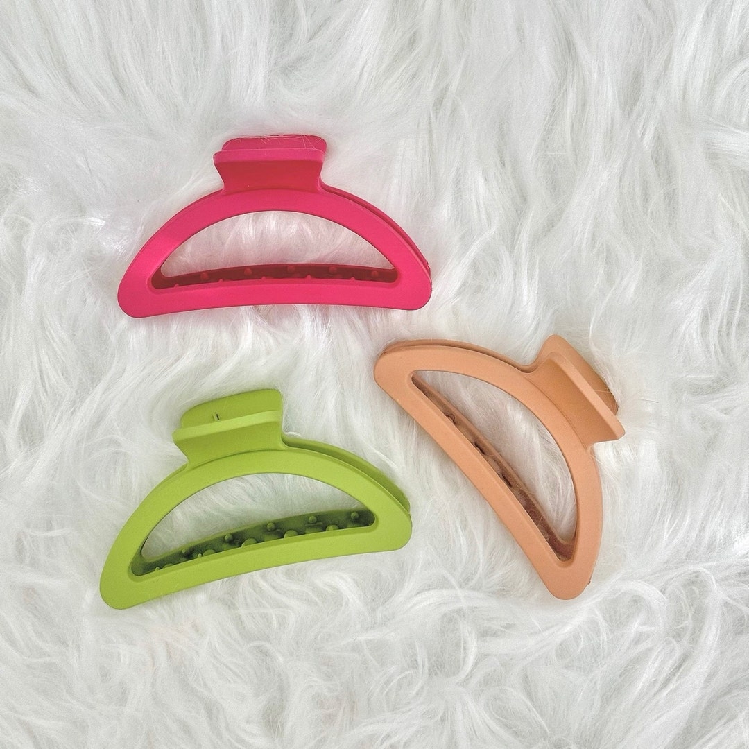 Oval Hair Clip | Oval Hair Claw - Etsy