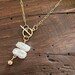 Floating Ball Charm Necklace 14K Gold Filled Chain and Three Floating ...