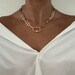 Floating Ball Charm Necklace 14K Gold Filled Chain and Three Floating ...