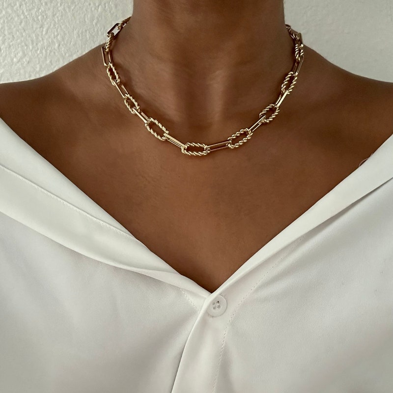 Thick Chunky Chain - Etsy