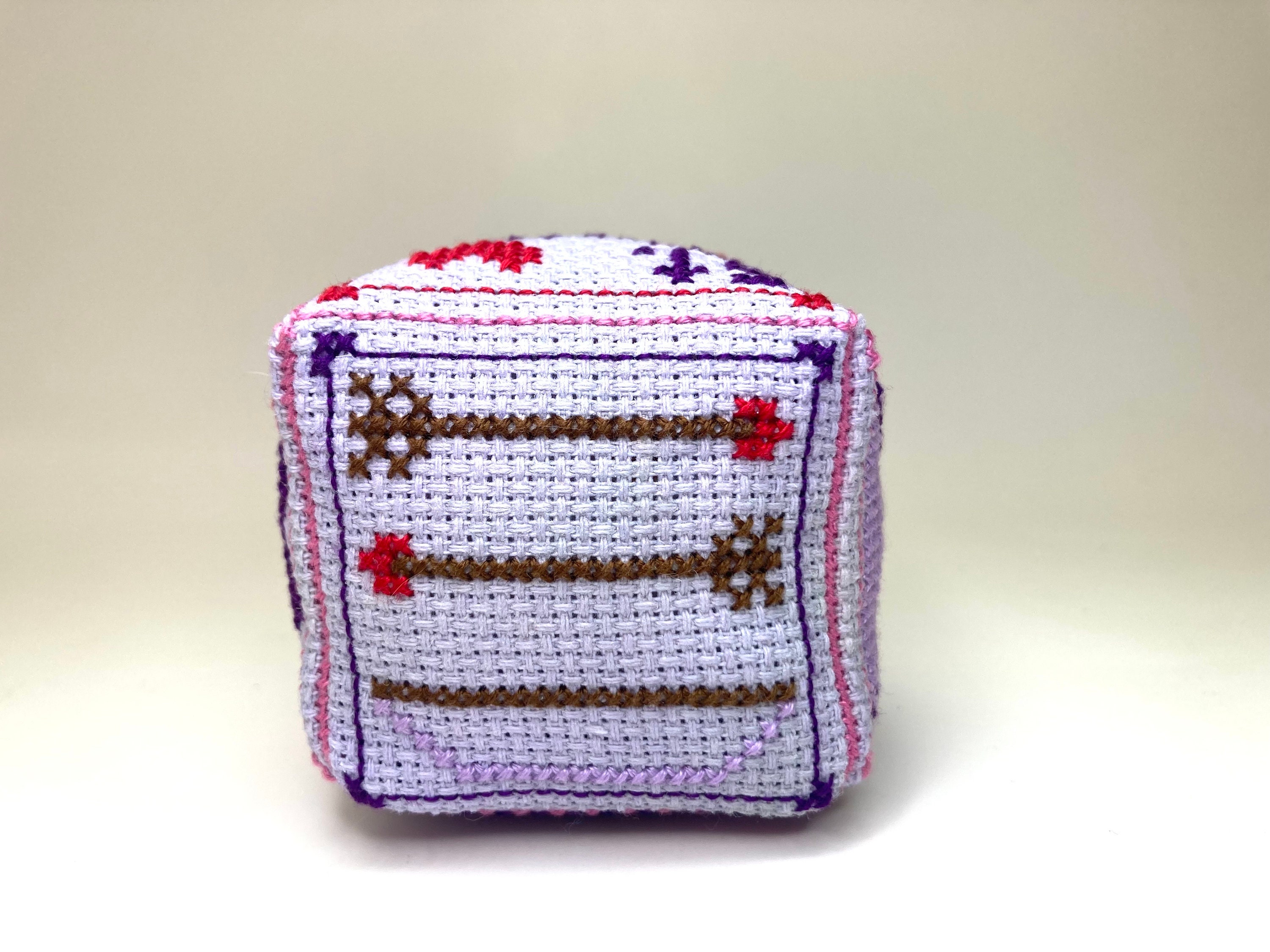 St Valentine's Day Cube Cross Stitch Pattern, Digitial PDF Instant ...