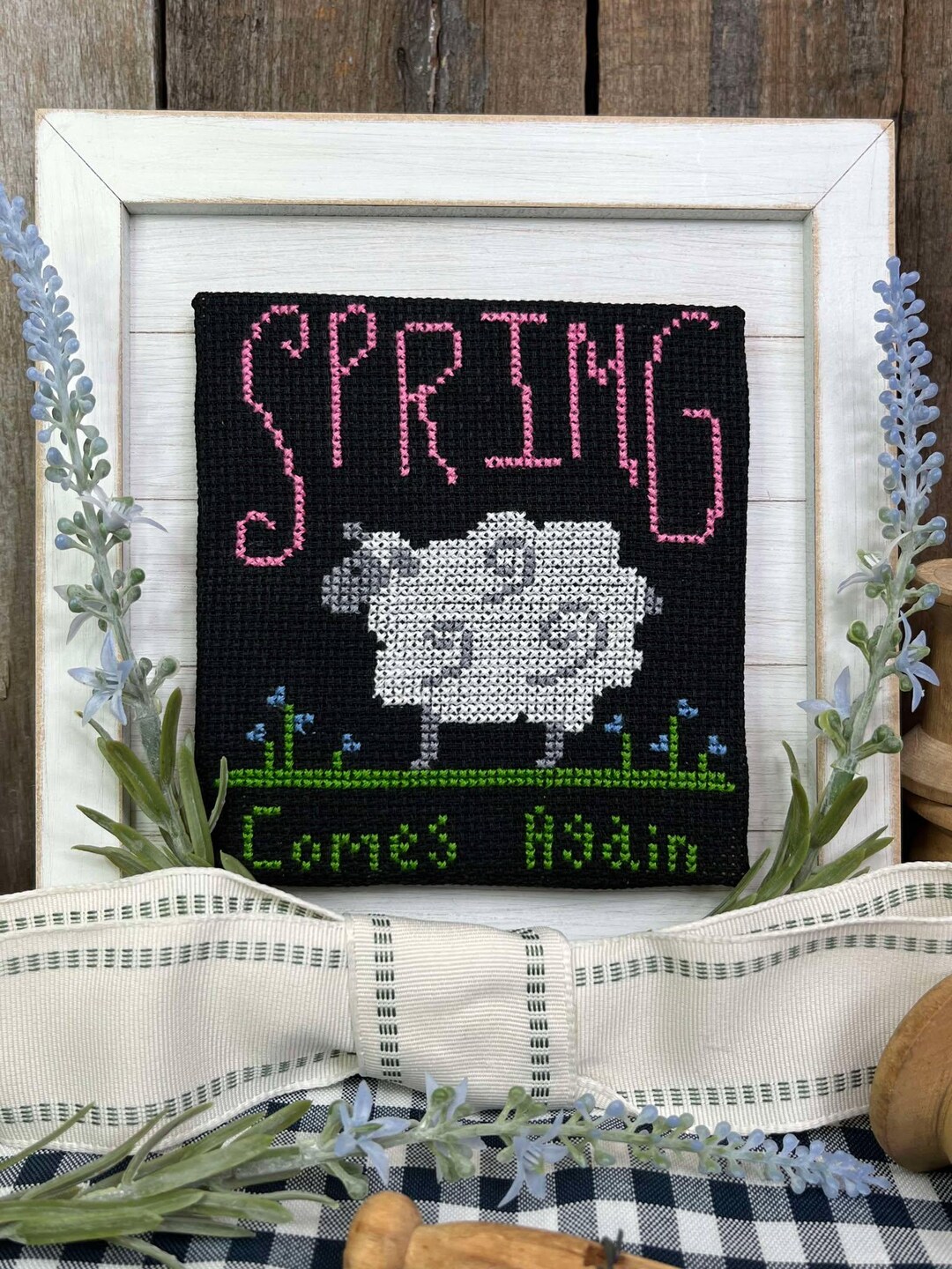 Spring Comes Again Cross Stitch Pattern, Digital PDF Instant Download ...