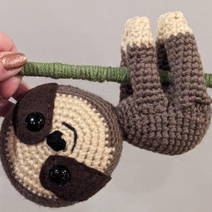 Sloth on Branch Toy - Etsy