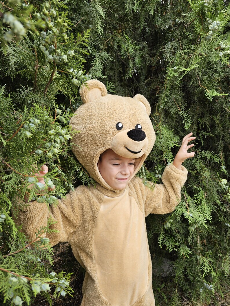 Bear Costume, Braun Bear Costume, Halloween Bear Costume, Kids Size ...