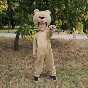 Bear Costume, Braun Bear Costume, Halloween Bear Costume, Kids Size ...