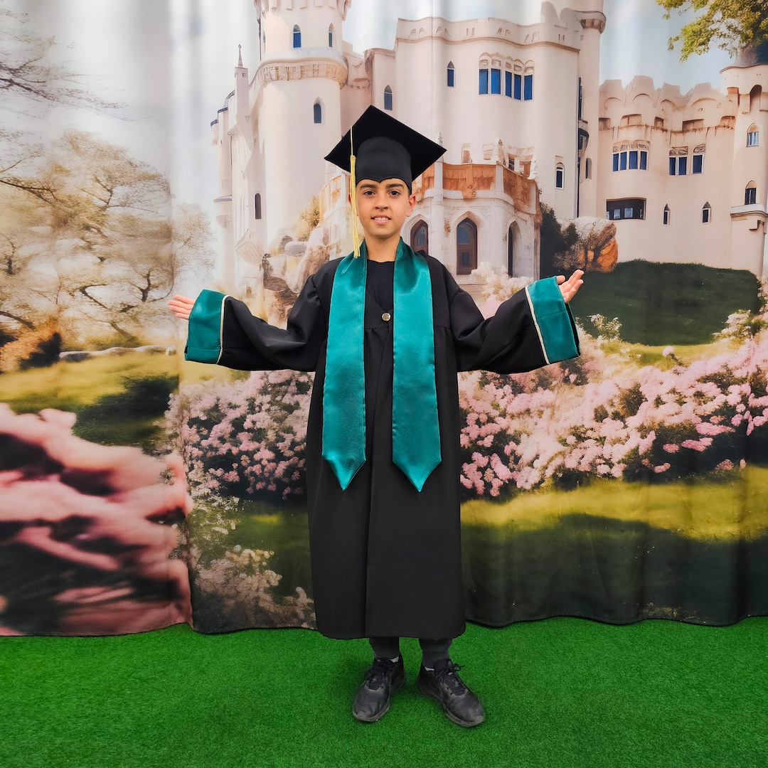 Kids Graduation Cap and Gown, Robe Outfit for Baby and Toddler, & Gown ...