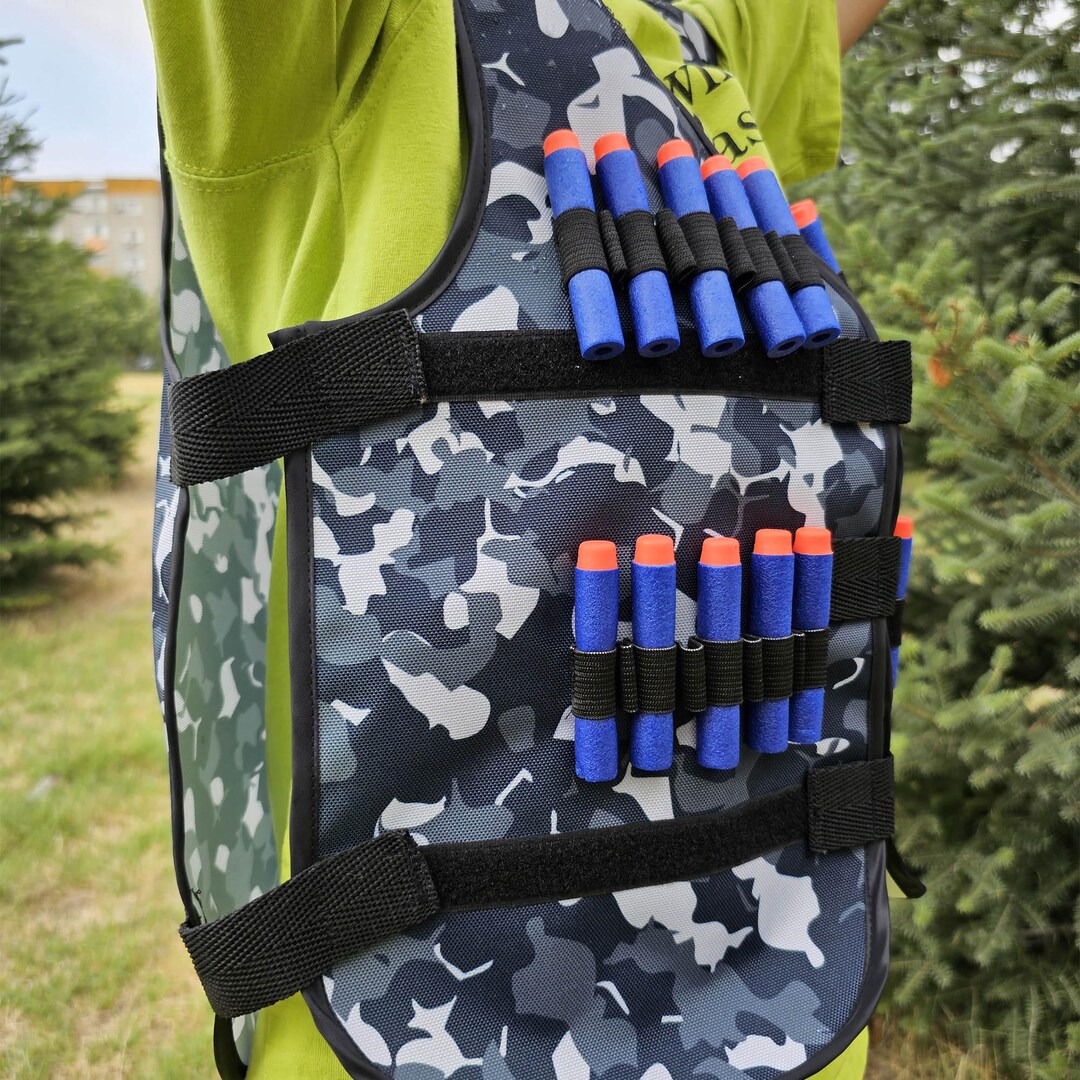 Children's SET of Tactical Vests, Personalized Camouflage Children ...