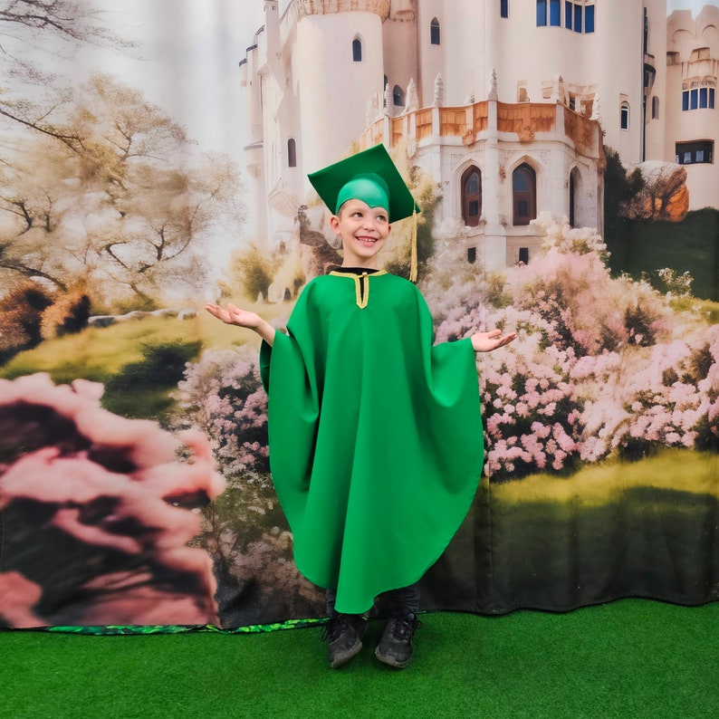 Kids Graduation Cap and Gown, Robe Outfit for Baby and Toddler, & Gown ...