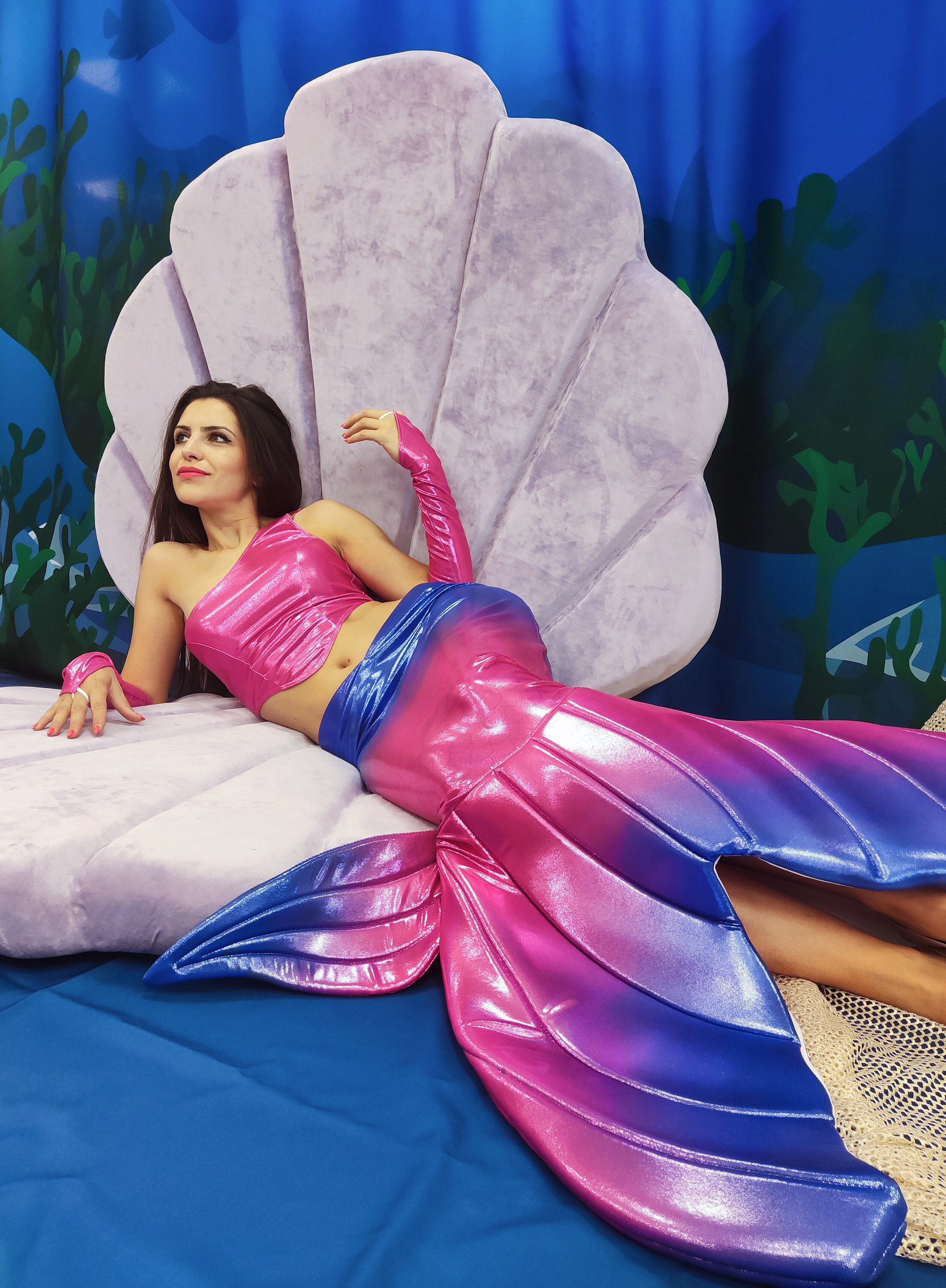 Bally Dance Costume,3 Pieces Mermaid Costume, Show Costume, Lady ...
