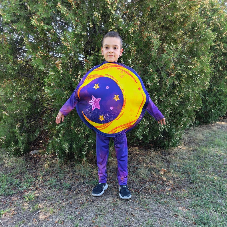 Personalized Moon Costume for Kids, Moon Suit for Children, Custom Moon ...