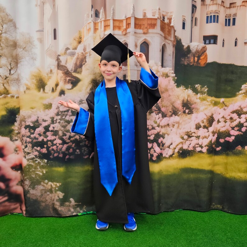 Kids Graduation Cap and Gown, Robe Outfit for Baby and Toddler, & Gown ...