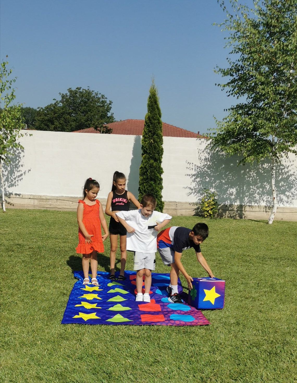 Giant Board Game, XXL Board Game, Party Game, Outdoor Game, Geometric ...