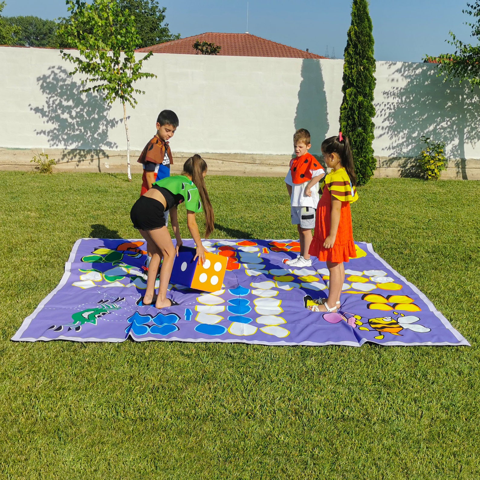 Giant Board Game, Party Game, Outdoor Game, Huge Ludo Game 3 X 3 M - Etsy