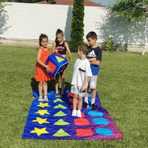 Giant Board Game, XXL Board Game, Party Game, Outdoor Game, Geometric ...