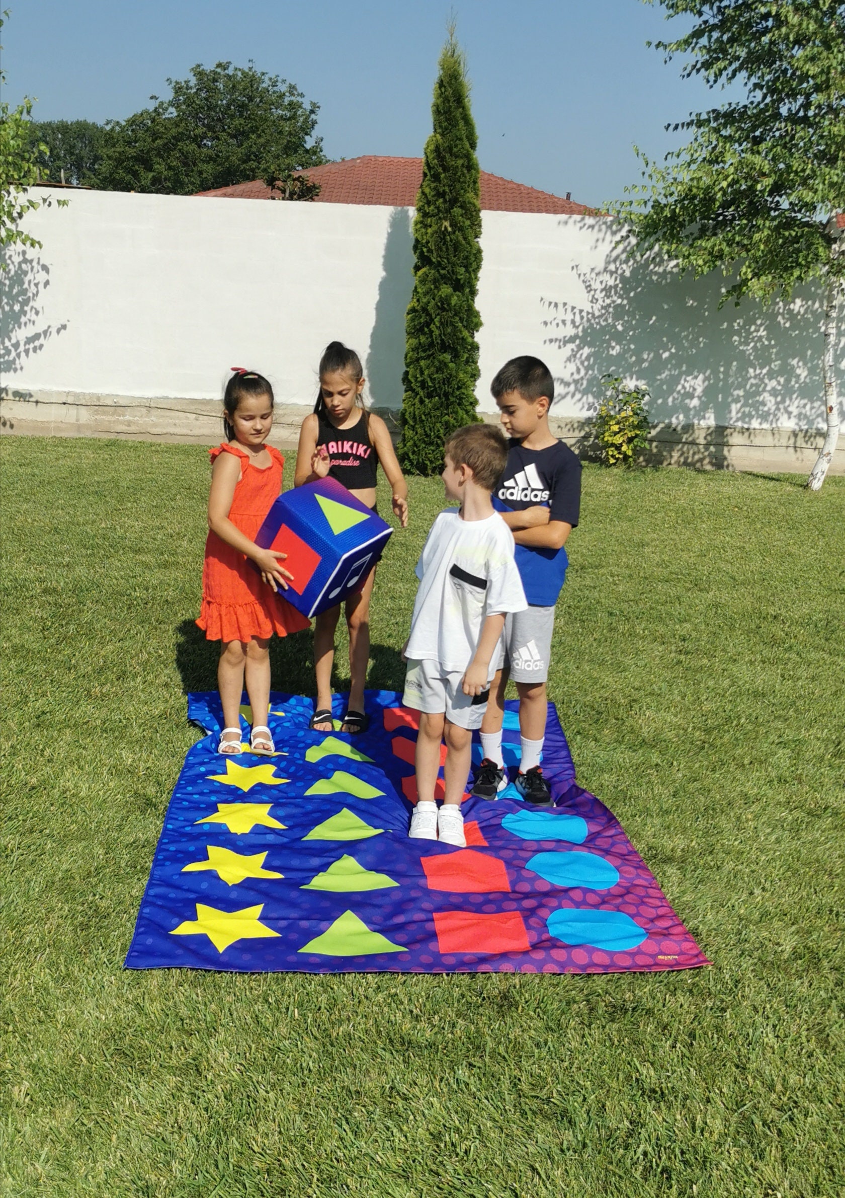 Giant Board Game, XXL Board Game, Party Game, Outdoor Game, Geometric ...