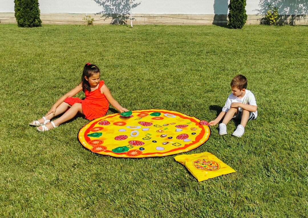 Pizza Game for Childrens, Pizza Outdoor Game, Pizza Lawn Game, Party ...