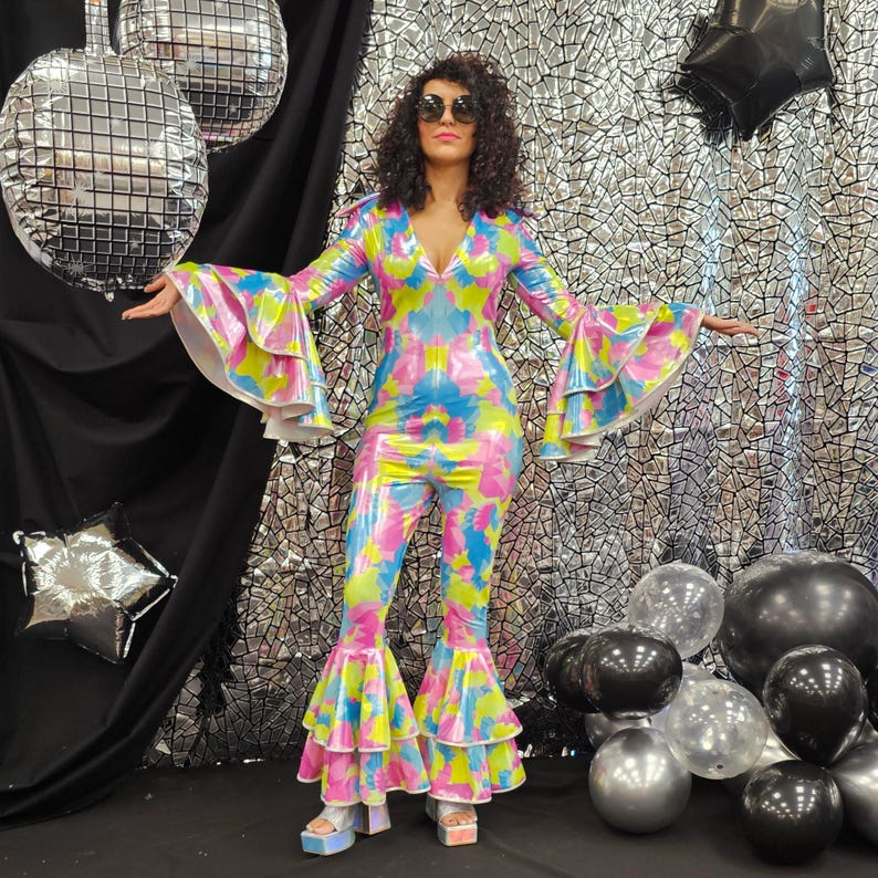 Personalized Disco Jumpsuit, Disco Jumpsuit, 70s Disco Outfit ...