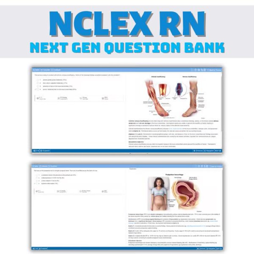 NCLEX Question Bank for Next Generation - Etsy