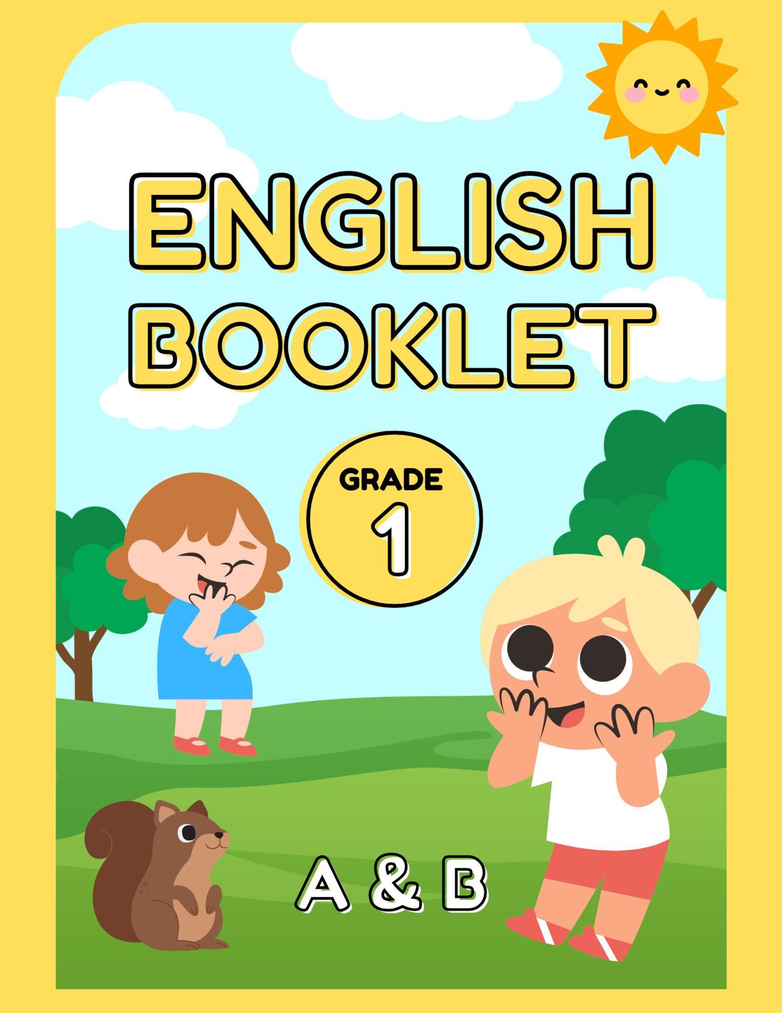 English Booklet for 1st Grade: Fun Vocabulary, Tracing & Writing ...