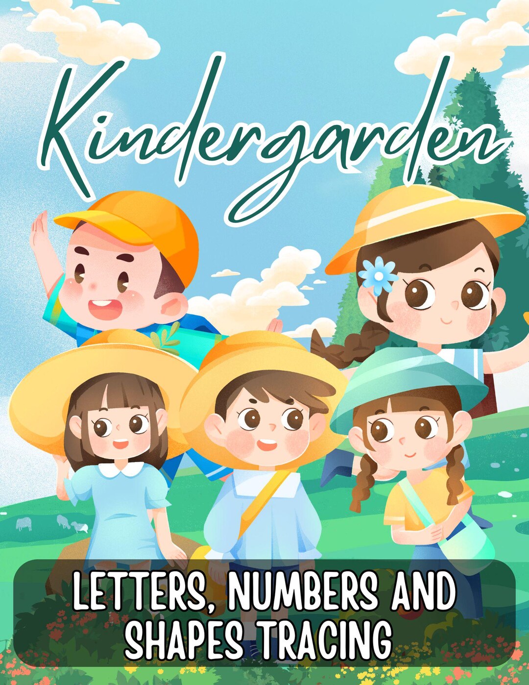 Letters, Numbers and Shapes Tracing Workbook for Kindergarten Learners ...