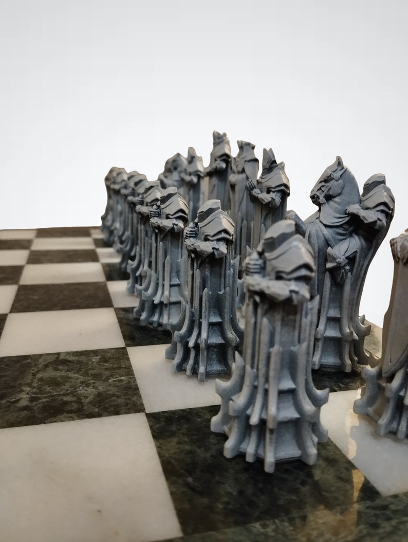 Hand Made Chess Set Custom Chess Fantasy Chess Medieval - Etsy