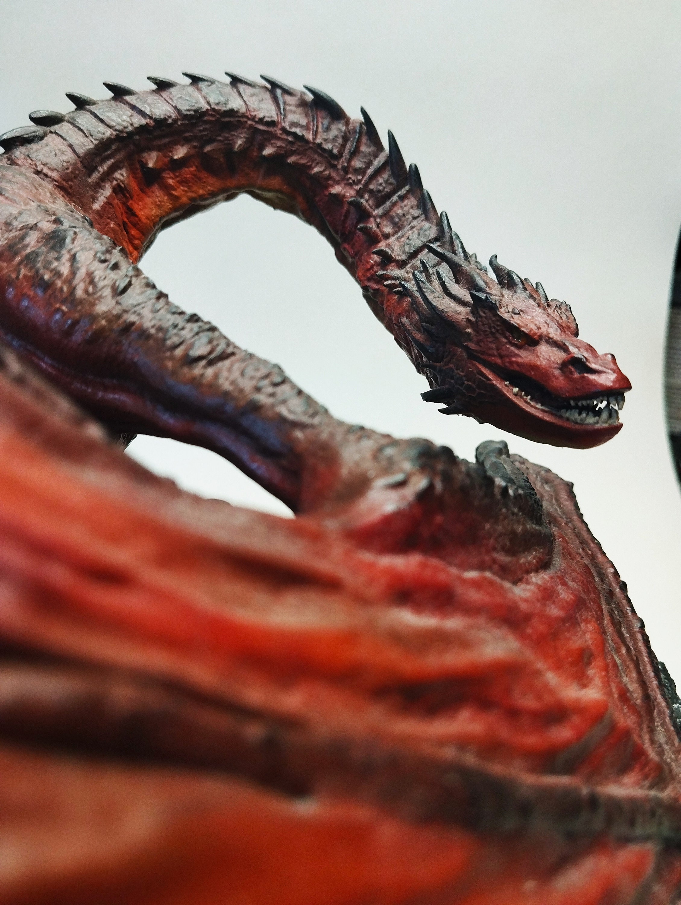 Custom Smaug From Middle Earth Hobbit, Lord of the Rings Figurine Hand ...