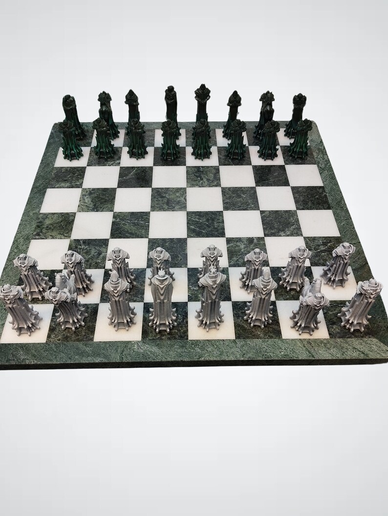 Hand Made Chess Set Custom Chess Fantasy Chess Medieval - Etsy