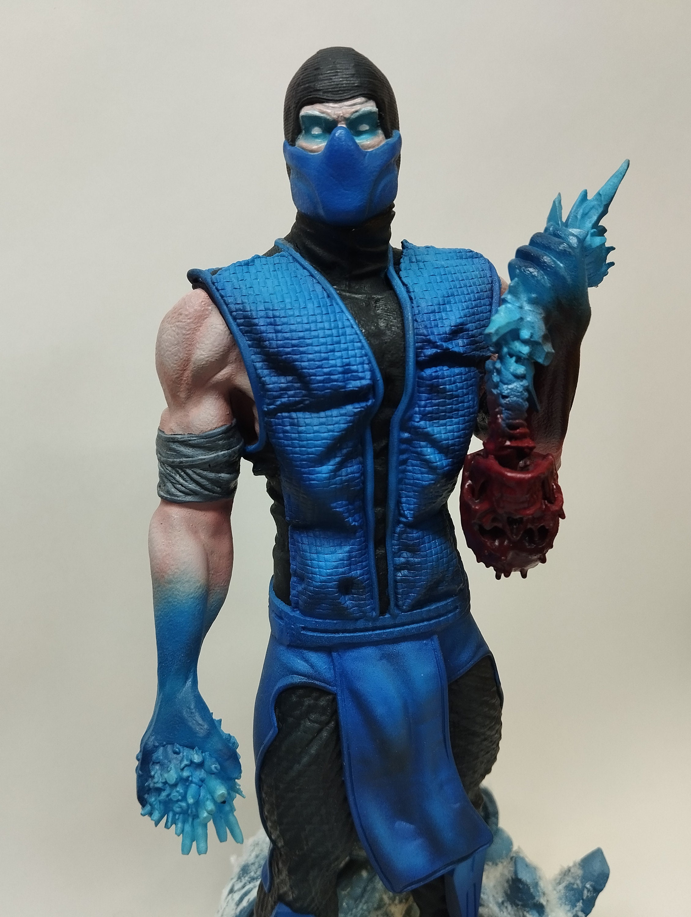 Subzero | Custom Figure Hand Painted Sub-zero | Statue of Subzero From ...