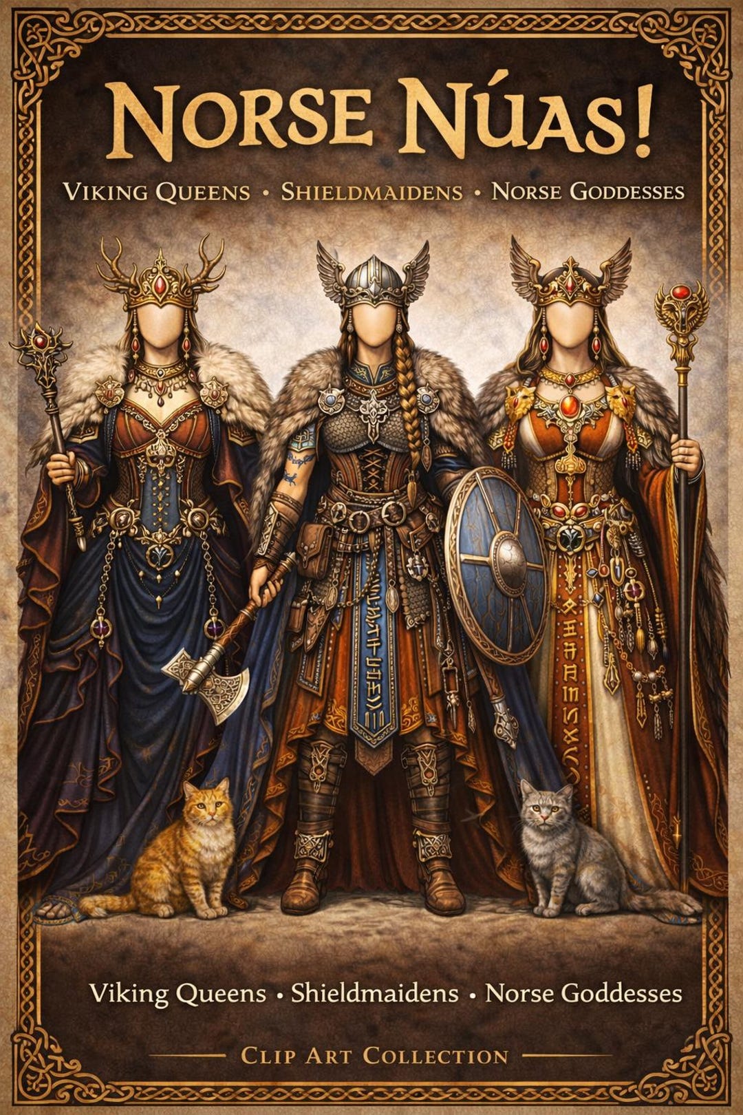 Norse Núas – Viking Queens, Shieldmaidens and Norse Goddesses Fantasy ...