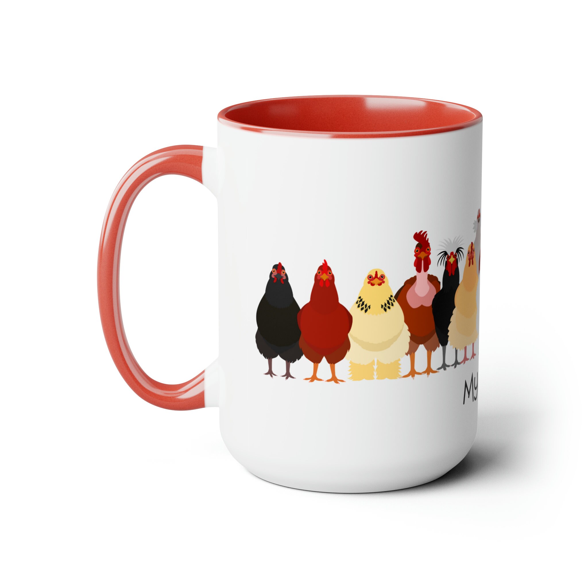 Chicken Coffee Mug, Chicken Themed Gift, Gift for Chicken Mama Gift for ...