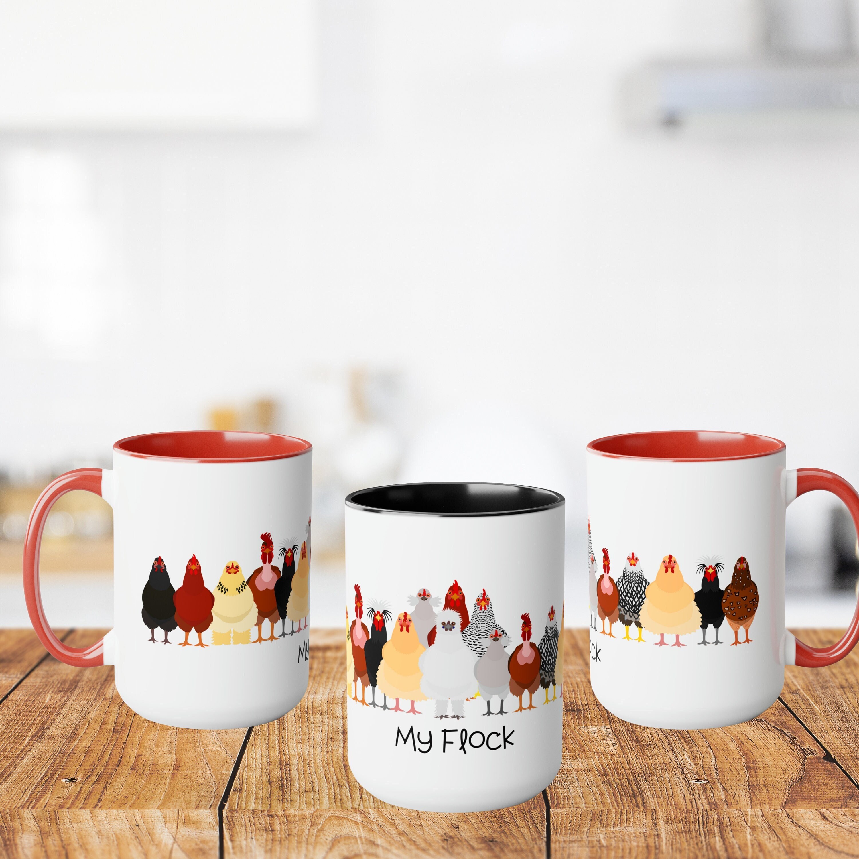 Chicken Coffee Mug, Chicken Themed Gift, Gift for Chicken Mama Gift for ...