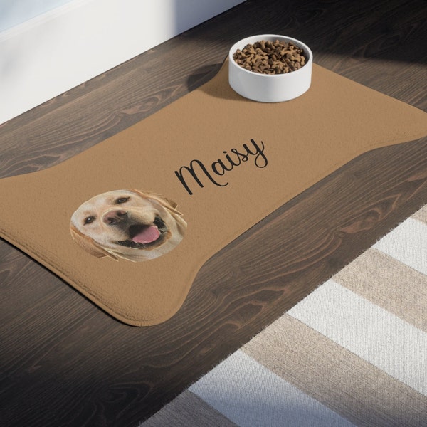 Dog Bowl Mat - Etsy
