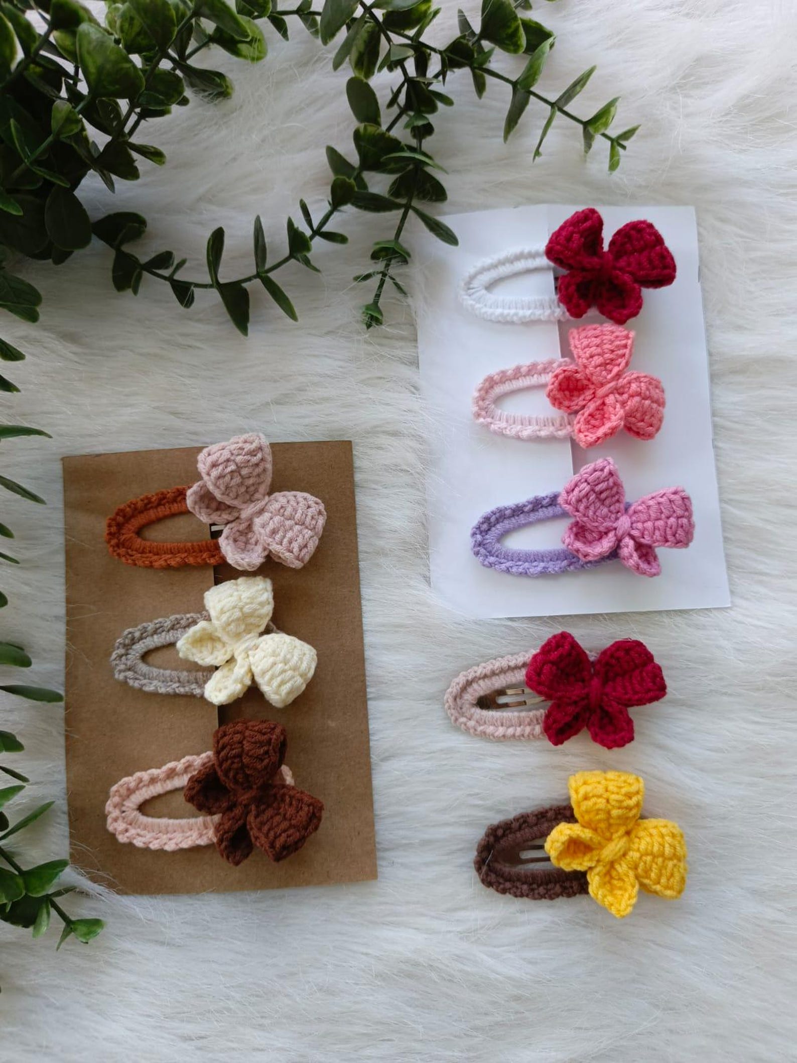 Crochet Bow Hair Clip Pattern, Girls Barrettes (digital Download) - Etsy