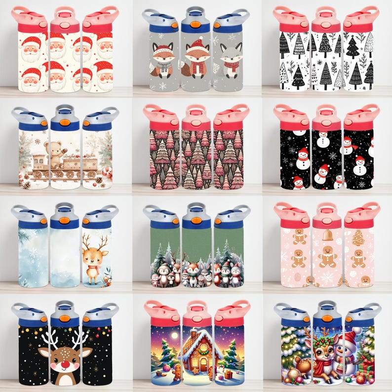 25 Envoltorios Navideños para Vasos Infantiles: Diseños de Vasos con ...